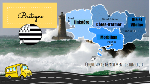 French Virtual Field Trip - Bretagne region | Teaching Resources