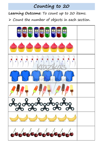 Functional Skills Maths - Entry Level 1 - Numbers to 20 | Teaching ...
