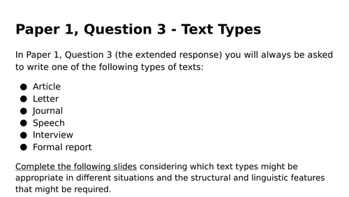 IGCSE First Language Paper 1 (2020) | Teaching Resources IGCSE First Language Paper 1 (2020) | Teaching Resources