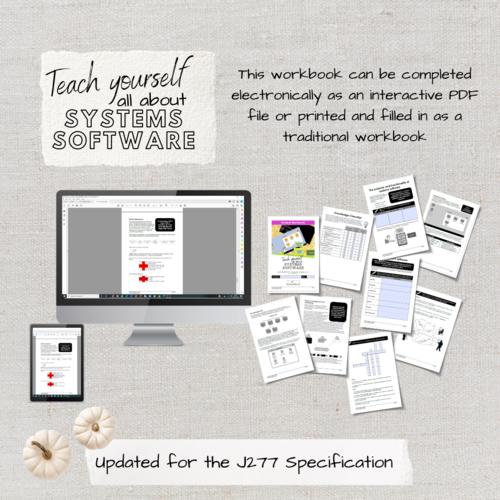 Systems Software Ocr Gcse Computer Science Workbook J277 Teaching Resources