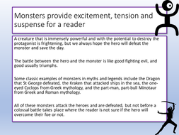 Myths and Legends Descriptive Writing | Teaching Resources