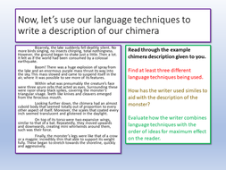 Myths and Legends Descriptive Writing | Teaching Resources