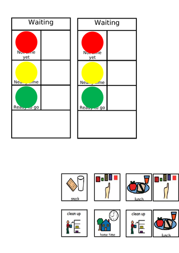 Wait visual ASD | Teaching Resources