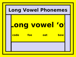 The Long Vowel 'o' PowerPoint | Teaching Resources