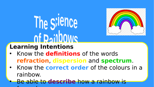 The Science of Rainbows | Teaching Resources