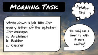 Morning Task Activity Pack | Teaching Resources