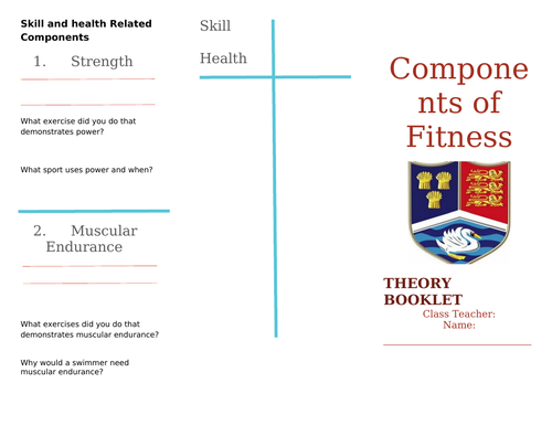 Components of fitness ks3 | Teaching Resources