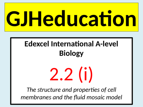 Structure & properties of cell membranes (Edexcel International A-level ...