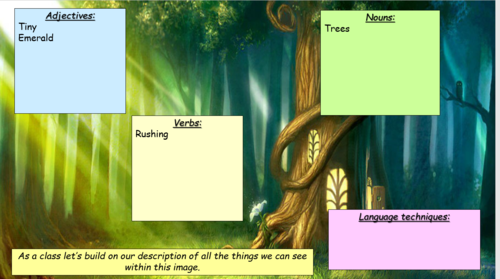 Descriptive Writing - In the Forest! | Teaching Resources