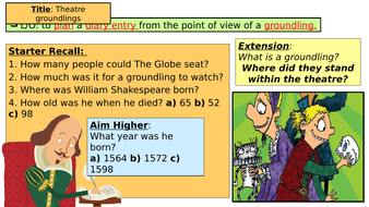 Diary Entry Plan for a 'Groundling' (Shakespeare) | Teaching Resources