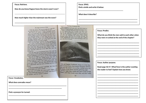 The Saga of Erik the Viking comprehension aimed at year 5 | Teaching ...