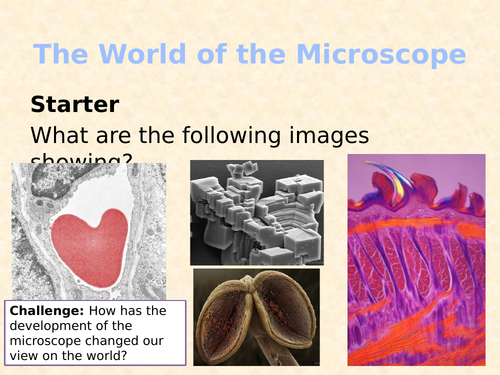 AQA Biology Topic 1 World of the Microscope | Teaching Resources