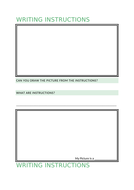 Writing Instructions | Teaching Resources