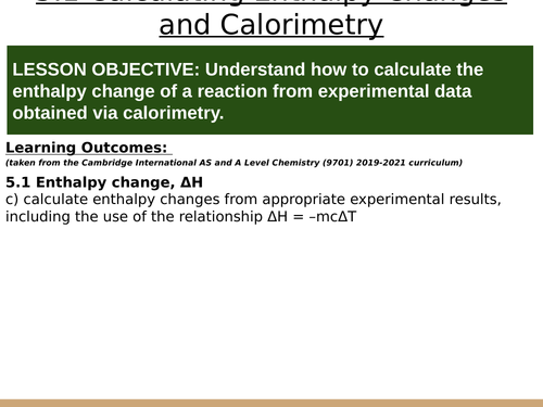 Physical Chemistry #16: Calculating Enthalpy Changes and Calorimetry ...