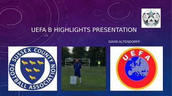 UEFA B Licence Project | Teaching Resources