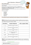 Order of Operations Murder Mystery | Teaching Resources