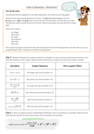 Order of Operations Murder Mystery | Teaching Resources