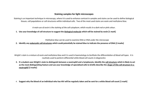 Magnification & resolution (Edexcel Int. A-level Biology) | Teaching ...