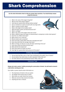 Shark Comprehension | Teaching Resources