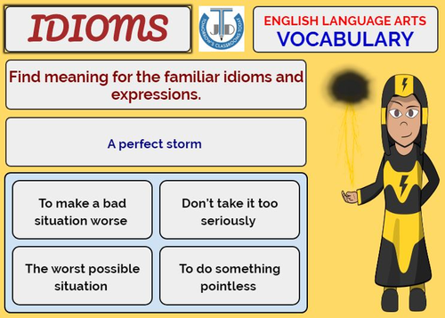 IDIOMS: 66 BOOM CARDS | Teaching Resources