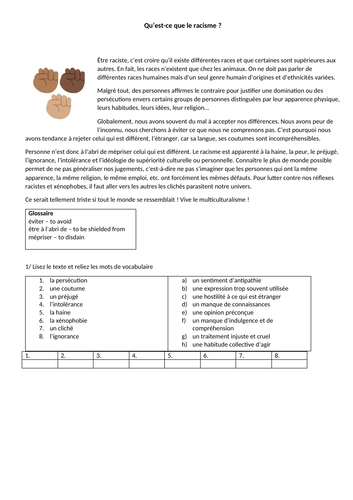 Racisme-BLM | Teaching Resources