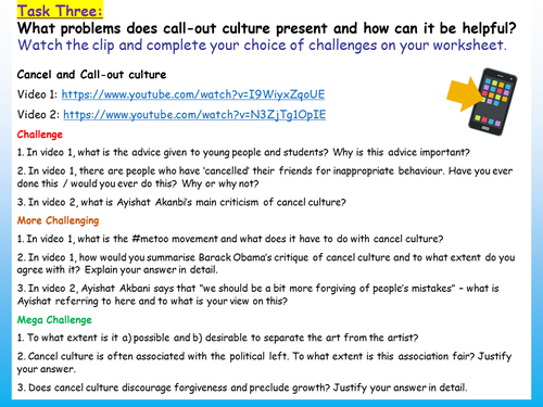 Social Media - Cancel Culture | Teaching Resources