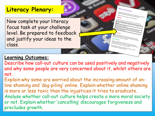 Social Media - Cancel Culture | Teaching Resources