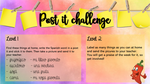Post It Challenge | Teaching Resources