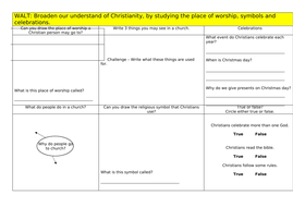 Christianity Worksheet | Teaching Resources