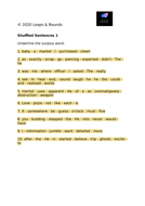 11 Plus Shuffled Sentences | Teaching Resources