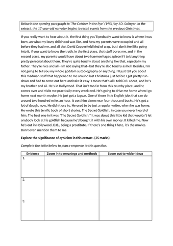 Unseen Prose - 5 lessons | Teaching Resources