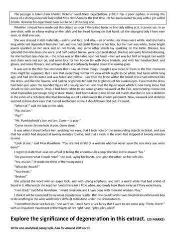 Unseen Prose - 5 lessons | Teaching Resources