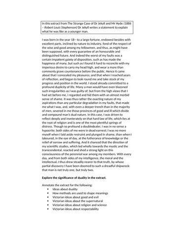 Unseen Prose - 5 lessons | Teaching Resources