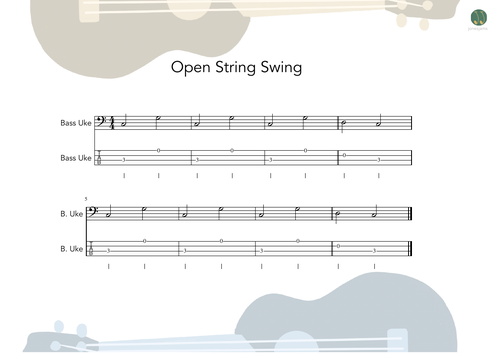 Ukulele Group - Open String Swing sheet music and teaching resources ...