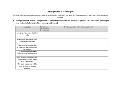 Evolution, natural selection & adaptations (Edexcel A level Biology B ...