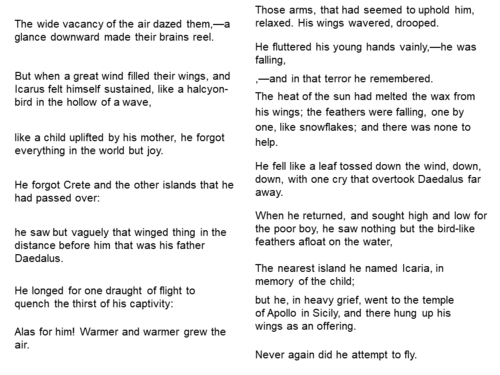 Myths and Legends Icarus | Teaching Resources