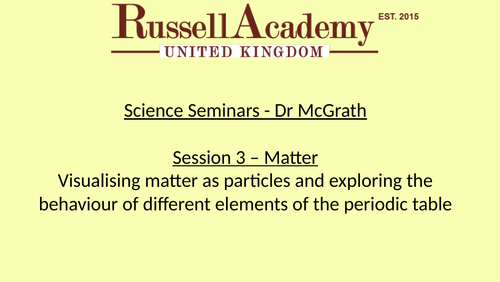 Key Stage 3 Science Revision SoW | Teaching Resources