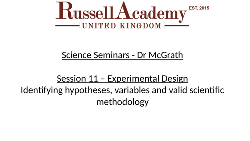 Key Stage 3 Science Revision SoW | Teaching Resources