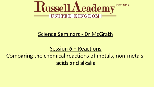 Key Stage 3 Science Revision SoW | Teaching Resources