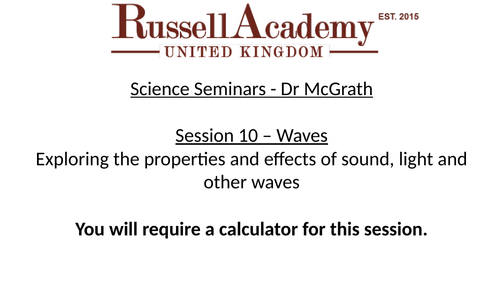 Key Stage 3 Science Revision SoW | Teaching Resources