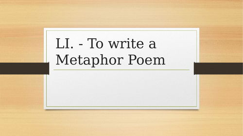 Poetry Lesson - Nonsense Poem using Metaphor (KS1/KS2) | Teaching Resources