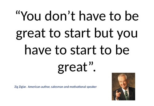 Motivational quote Powerpoint slides | Teaching Resources