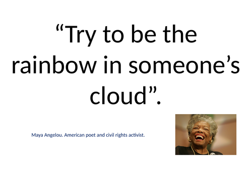 Motivational quote Powerpoint slides | Teaching Resources