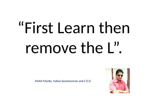 Motivational quote Powerpoint slides | Teaching Resources