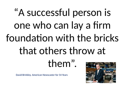 Motivational quote Powerpoint slides | Teaching Resources