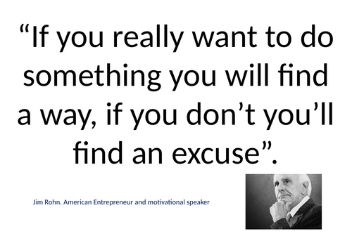 Motivational quote Powerpoint slides | Teaching Resources