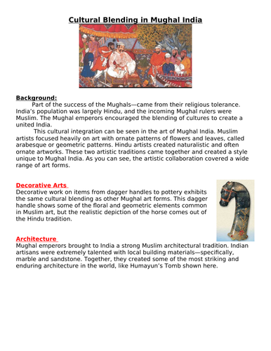 The Mughal Empire | Teaching Resources