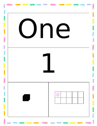 Pastel Number Flashcards | Teaching Resources