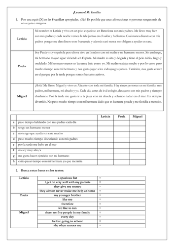 Mi familia / Family - Spanish GCSE (13 worksheets) | Teaching Resources