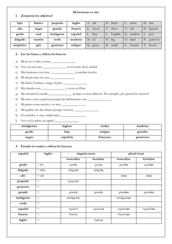 Mi familia / Family - Spanish GCSE (13 worksheets) | Teaching Resources